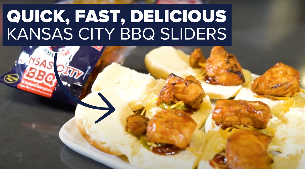 Kansas City BBQ Sliders – The Chicken Pound